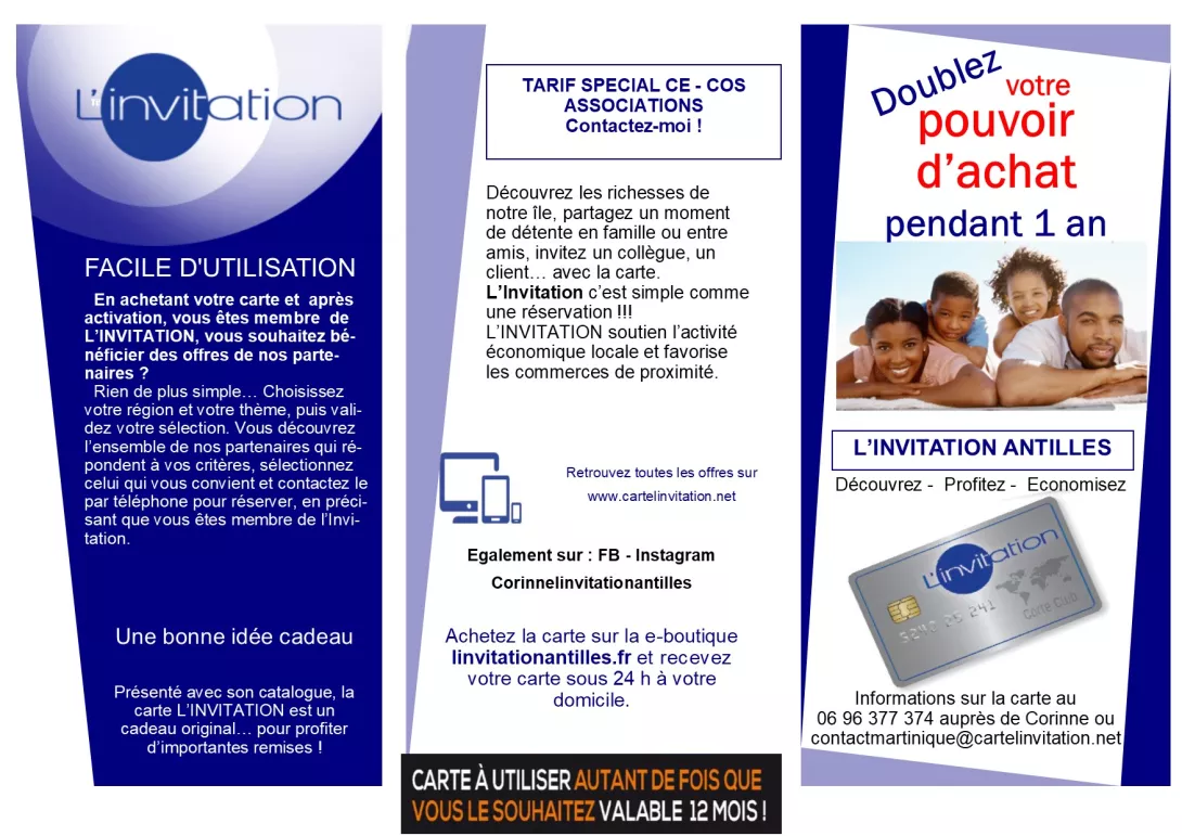 L'invitation | Martinique Tourisme